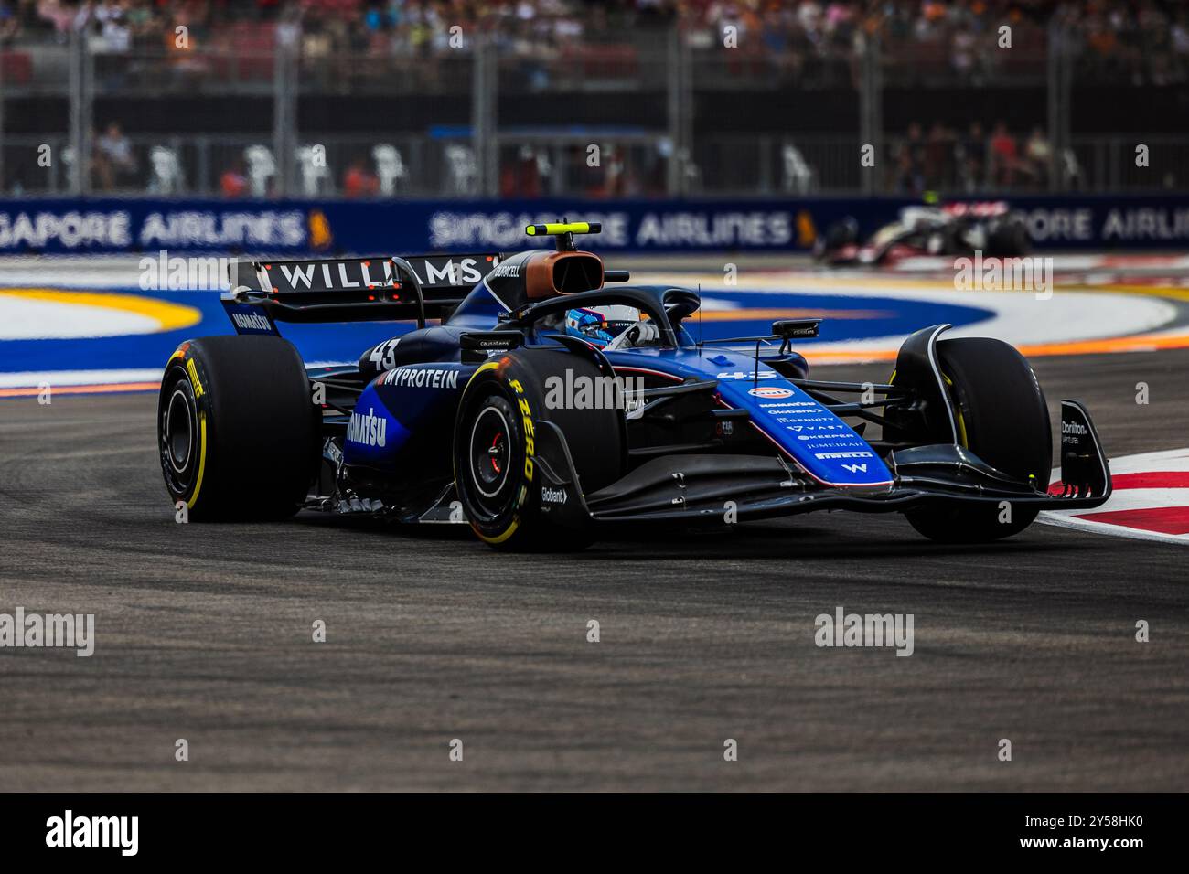 Marina Bay Street Circuit, Singapore, Singapore. 20.September.2024; Franco Colapinto of ...