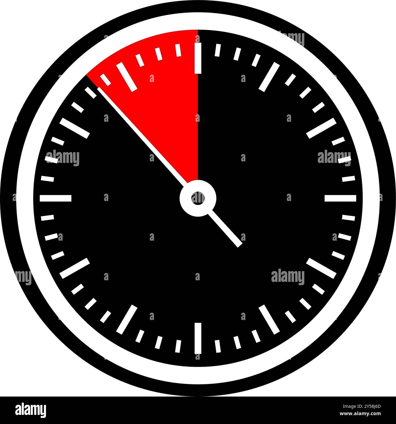 Hurry up, end of time, countdown - vector icon Stock Vector Image & Art ...