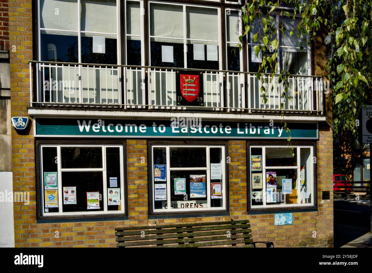 Eastcote Library, Borough Of Hillingdon, London, England, U.K Stock ...