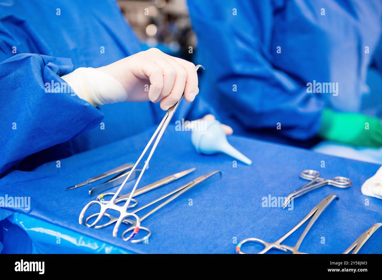 Various surgical tools in an operating room Stock Photo - Alamy