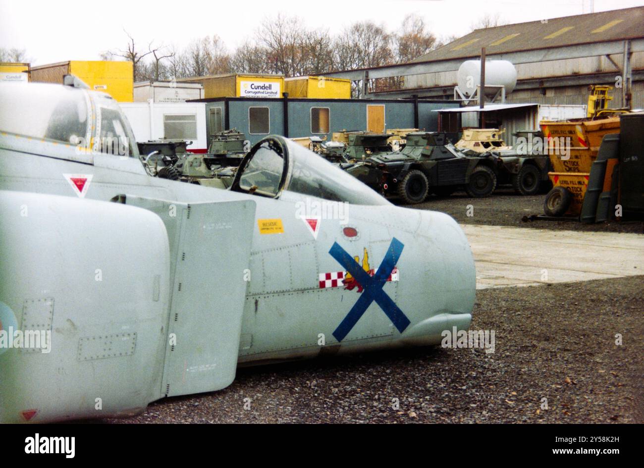 Former Royal Air Force McDonnell Douglas F-4 Phantom II fighter jet ...