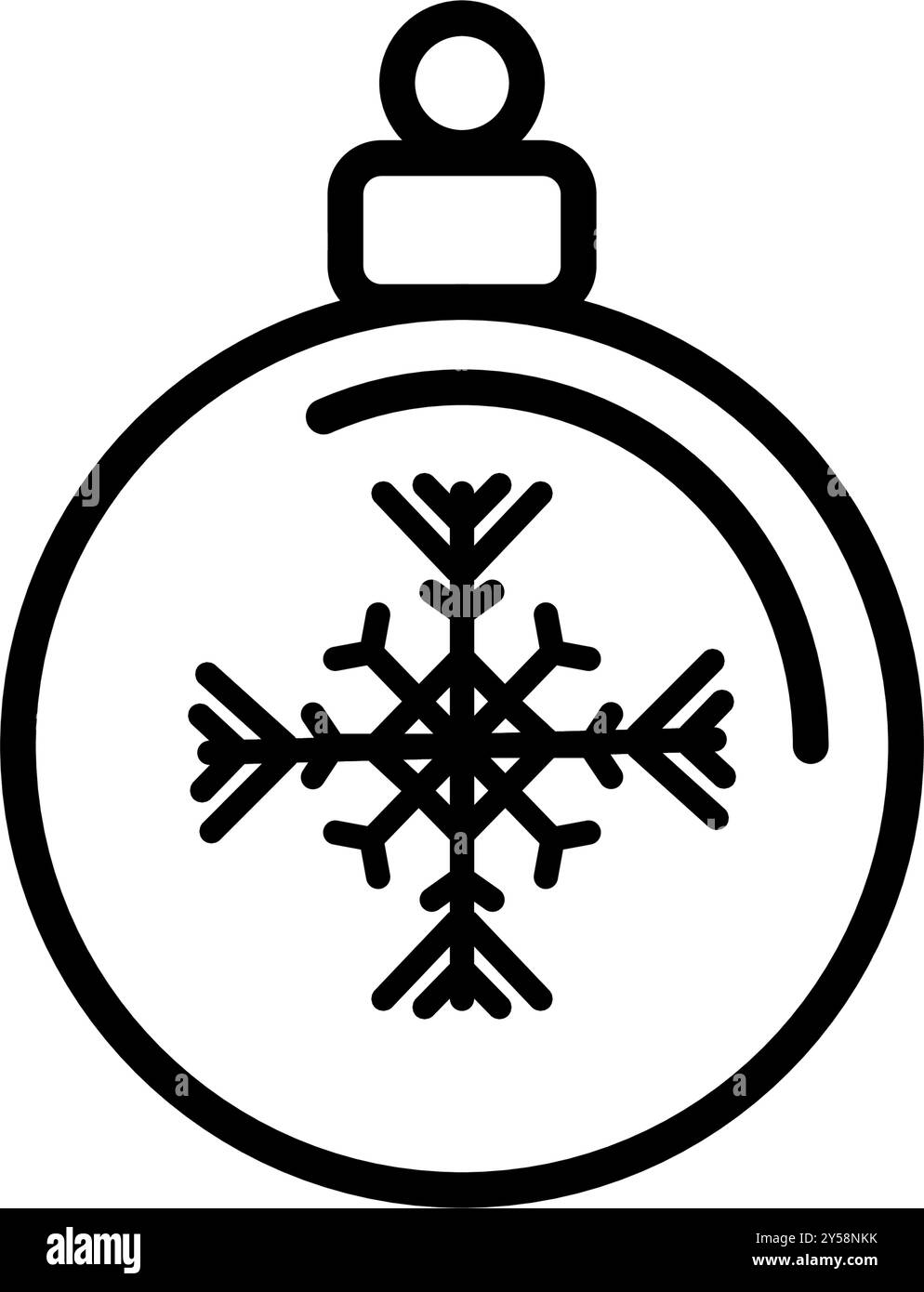 Christmas decor in shape Black and White Stock Photos & Images - Alamy