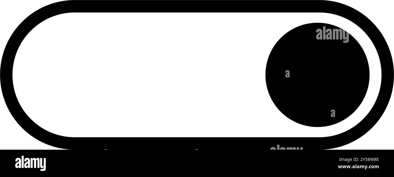 toggle switch button icon symbol. Flat vector illustration Stock Vector Image & Art - Alamy