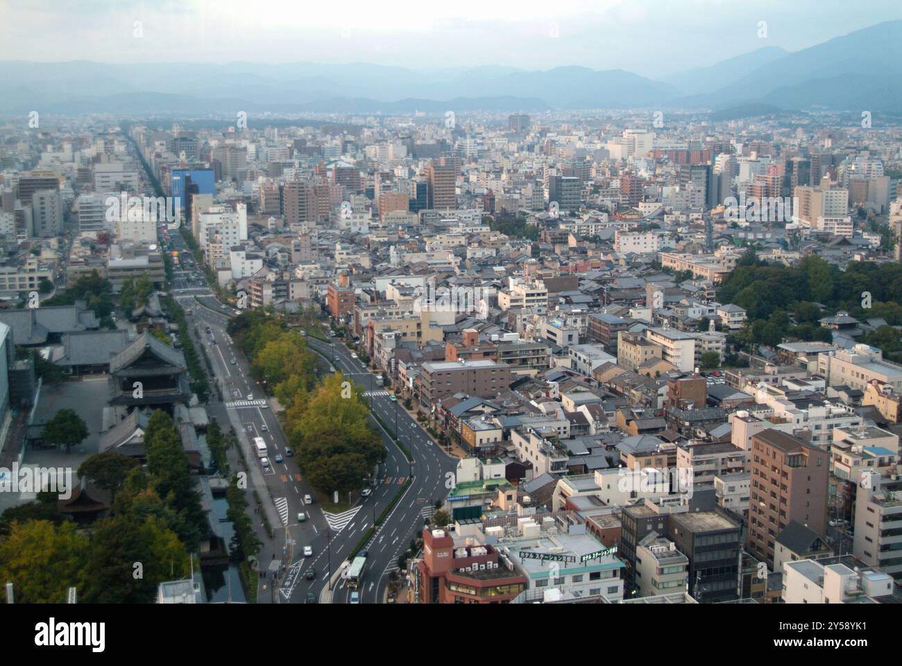 Kyoto city overview hi-res stock photography and images - Alamy