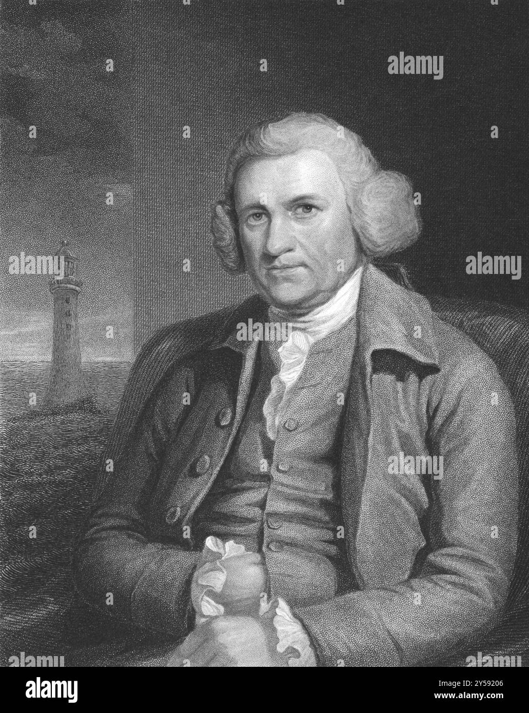 John Smeaton (1724-1792) on engraving from the 1800s. The father of ...