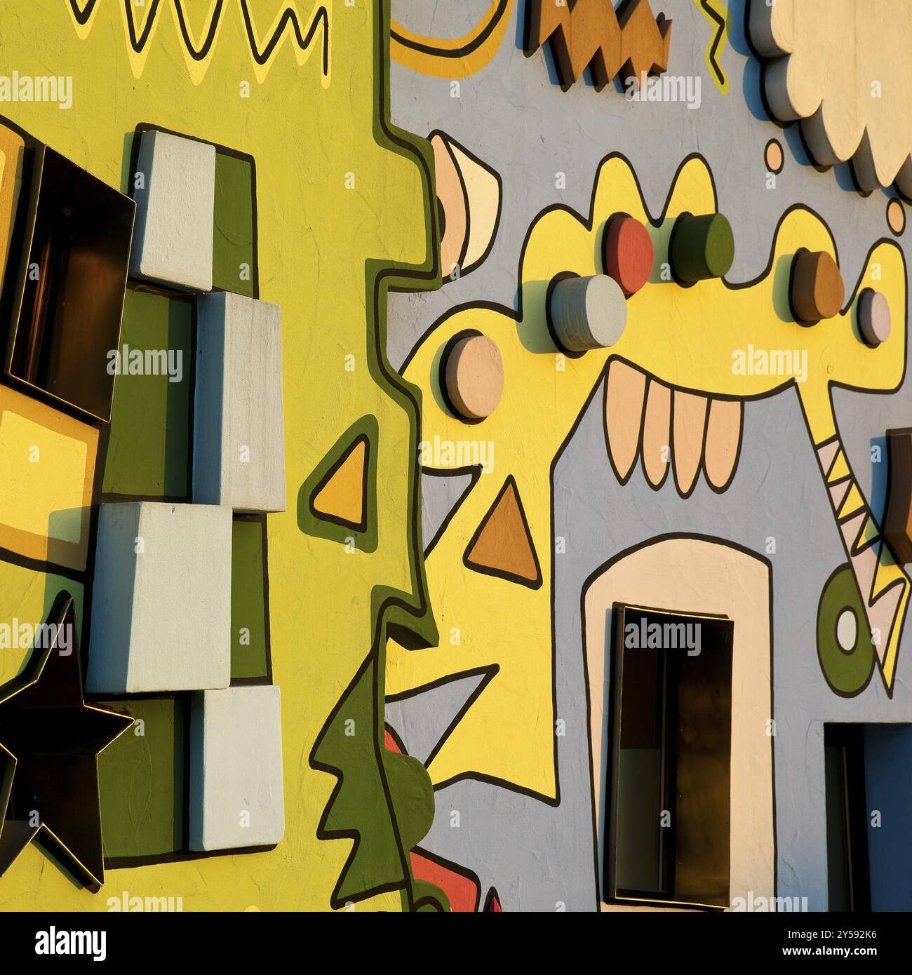 Happy Rizzi House, designed by the artist James Rizzi in pop art ...
