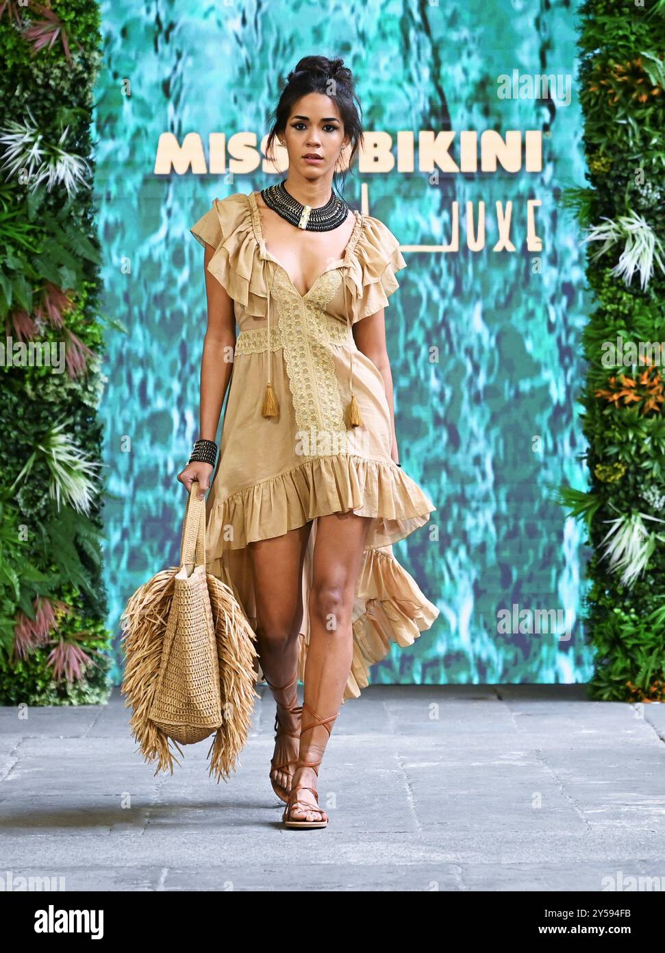 Milan, Italy Miss Bikini MFW show spring summer 2025 In the photo:Miss ...
