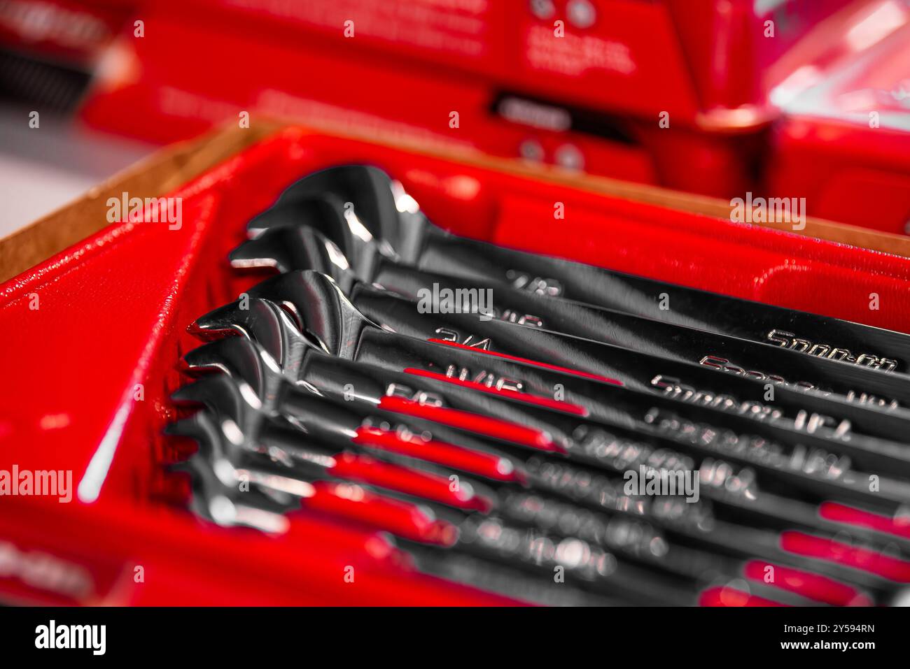 Car repair tools in a mechanic's garage Stock Photo - Alamy
