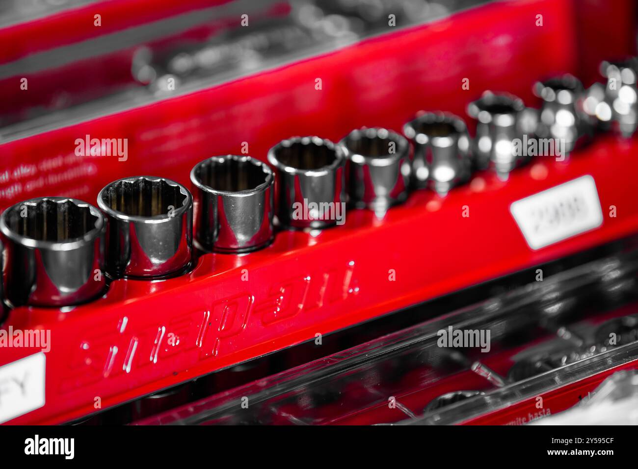Car repair tools in a mechanic's garage Stock Photo - Alamy