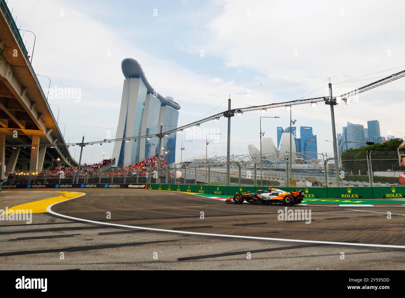 Singapore, Singapore. 20th Sep, 2024. Lando Norris of Great Britain ...
