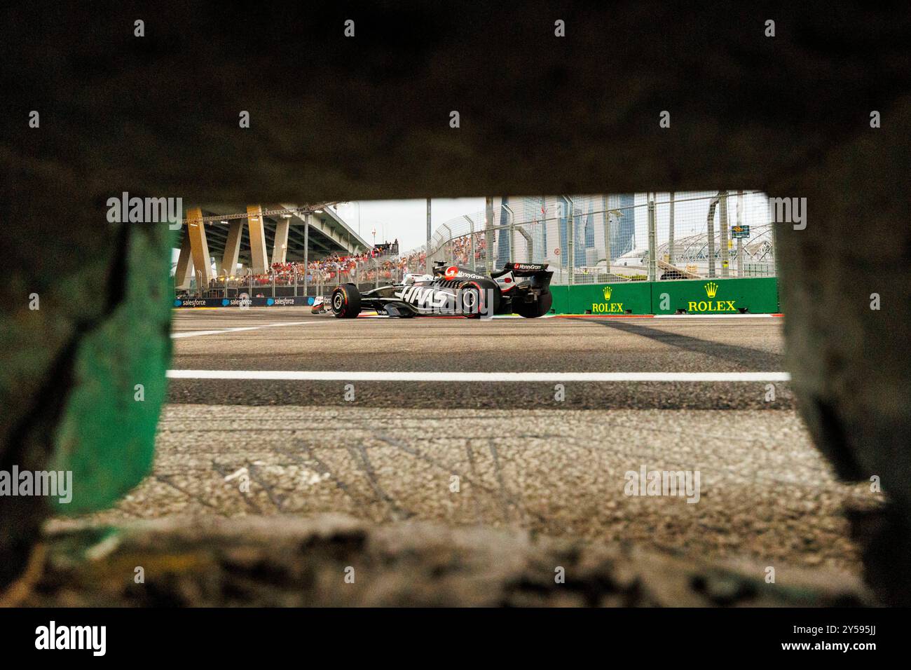 Singapore, Singapore. 20th Sep, 2024. Kevin Magnussen of Denmark drives ...