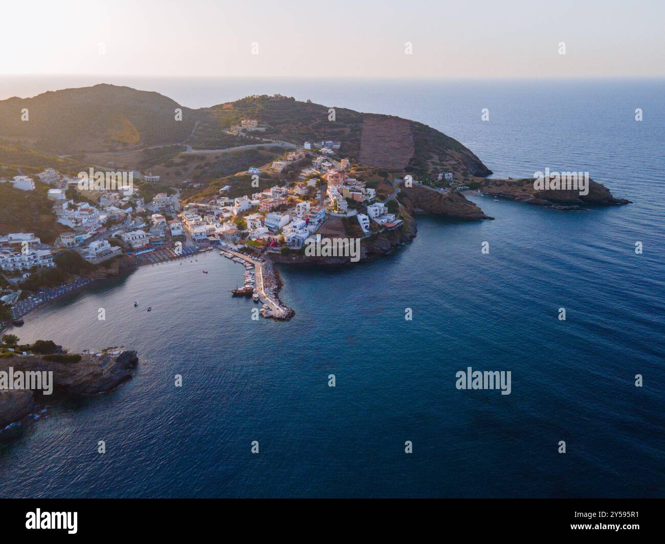 Aerial view of luxury resort in greek island Crete Stock Photo - Alamy