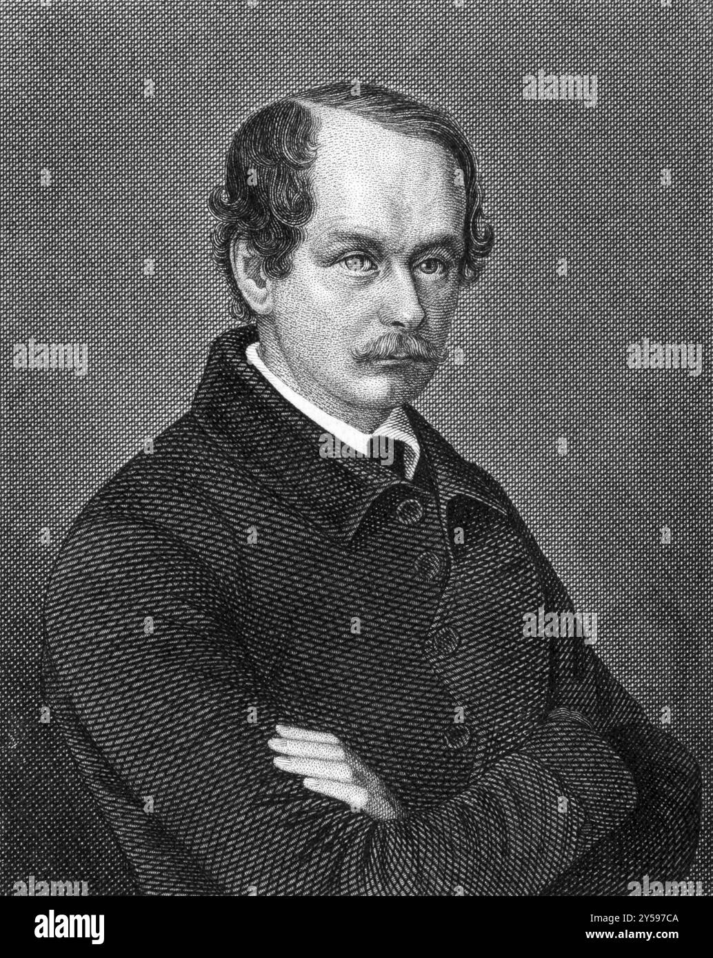 Matthias Jakob Schleiden (1804-1881) on engraving from 1859. German ...
