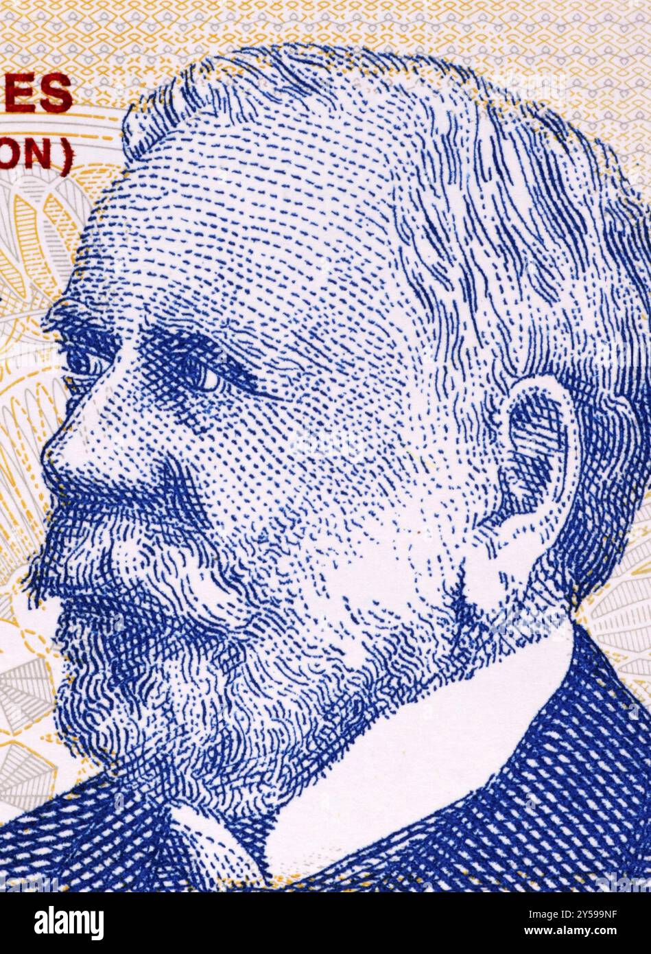 Dardo Rocha (1838-1921) on 2 Pesos 2002 Banknote from Argentina ...