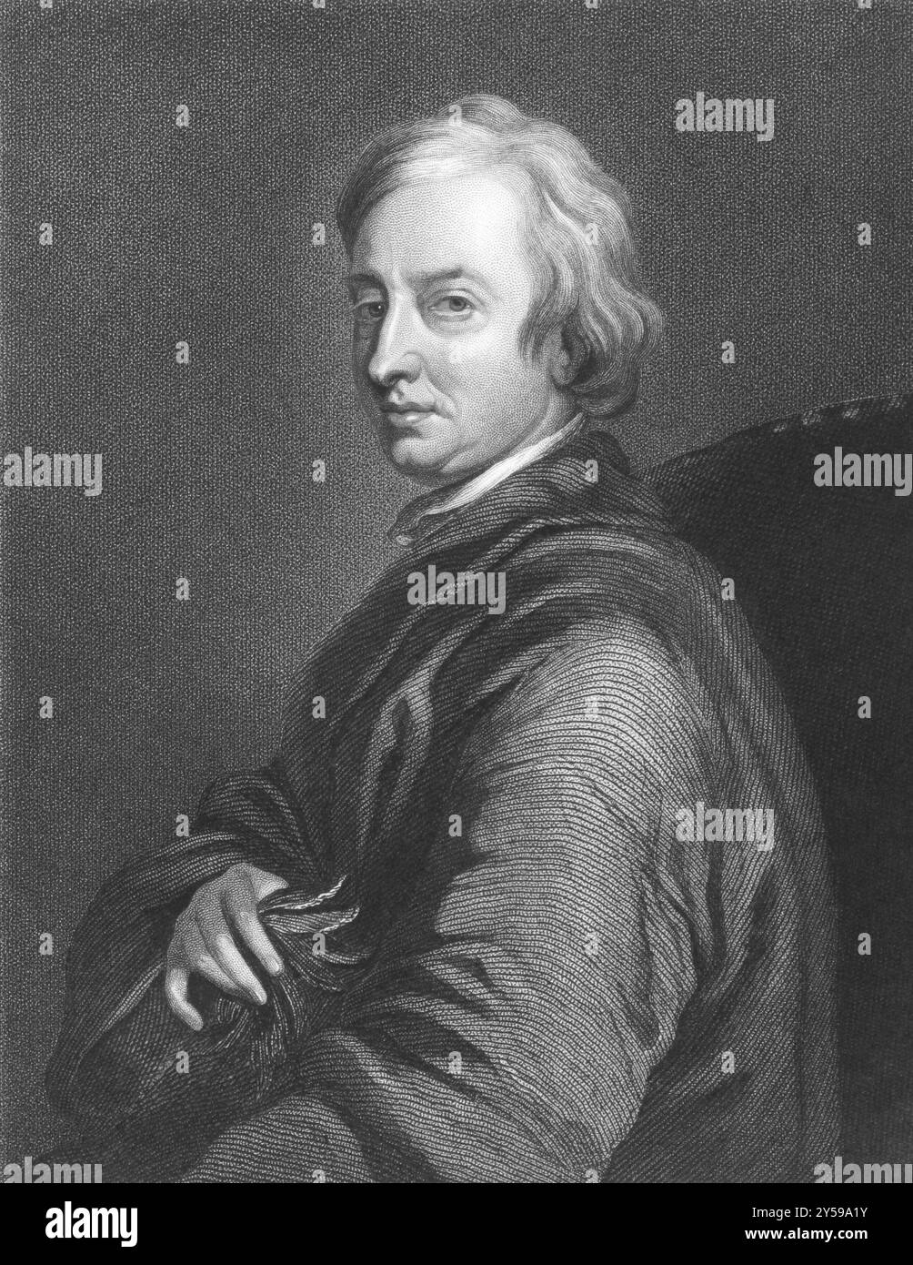 John Dryden (1631-1700) on engraving from the 1800s. Influential ...