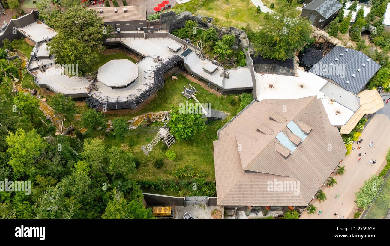Aerial photograph of the Henry Doorly Zoo, one of the best zoo's in the ...