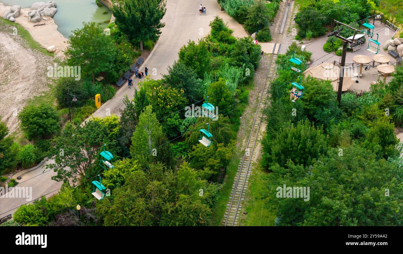 Aerial photograph of the Henry Doorly Zoo, one of the best zoo's in the ...