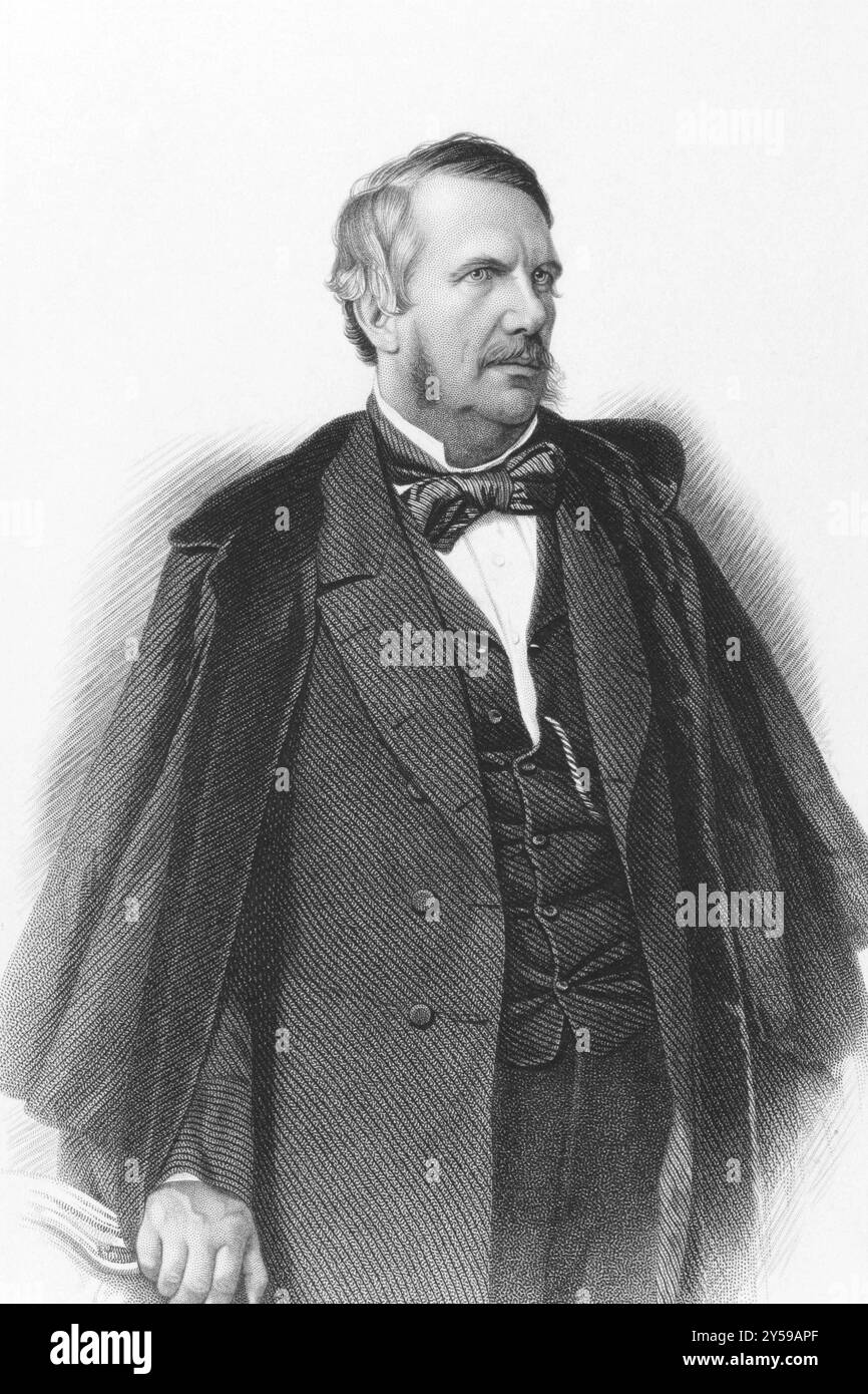 John Lawrence, 1st Baron Lawrence (1811-1879) on engraving from the ...
