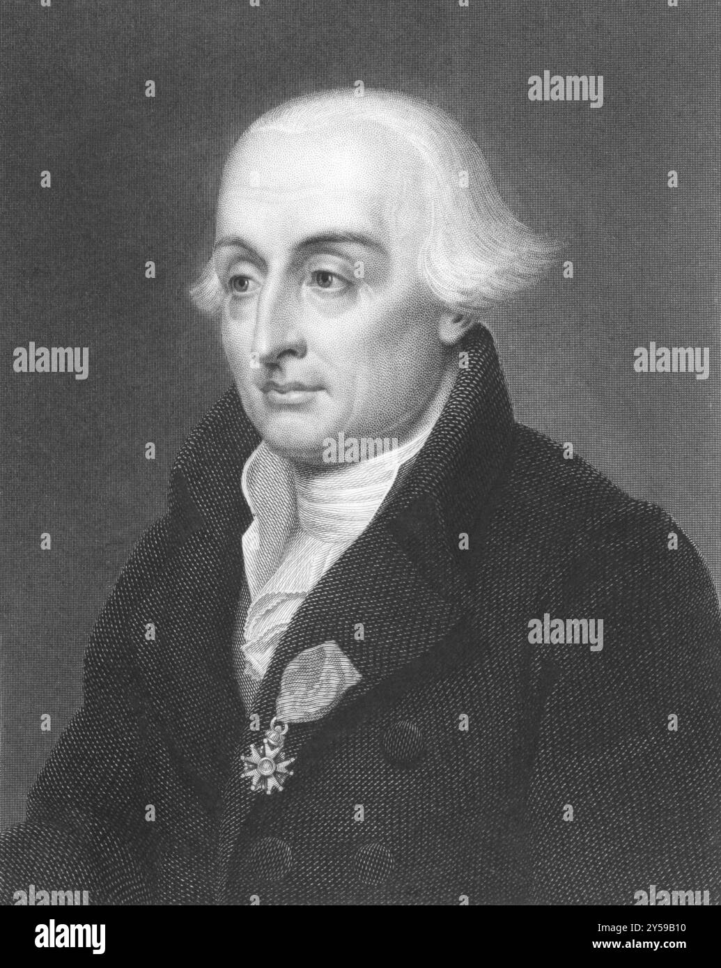 Joseph Louis Lagrange (1736-1813) on engraving from the 1800s. Italian ...