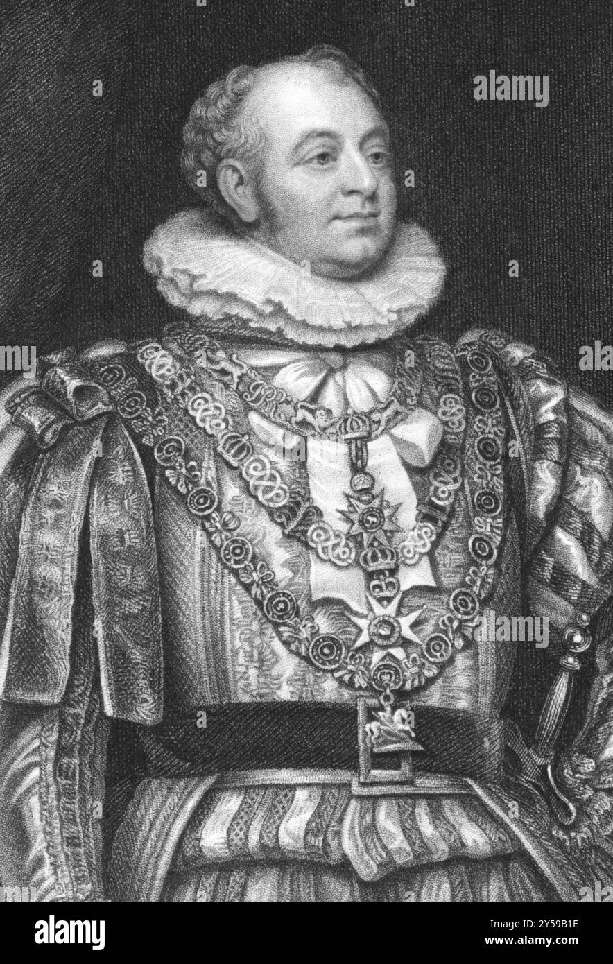 Frederick Duke of York and Albany (1763-1827) on engraving from the ...