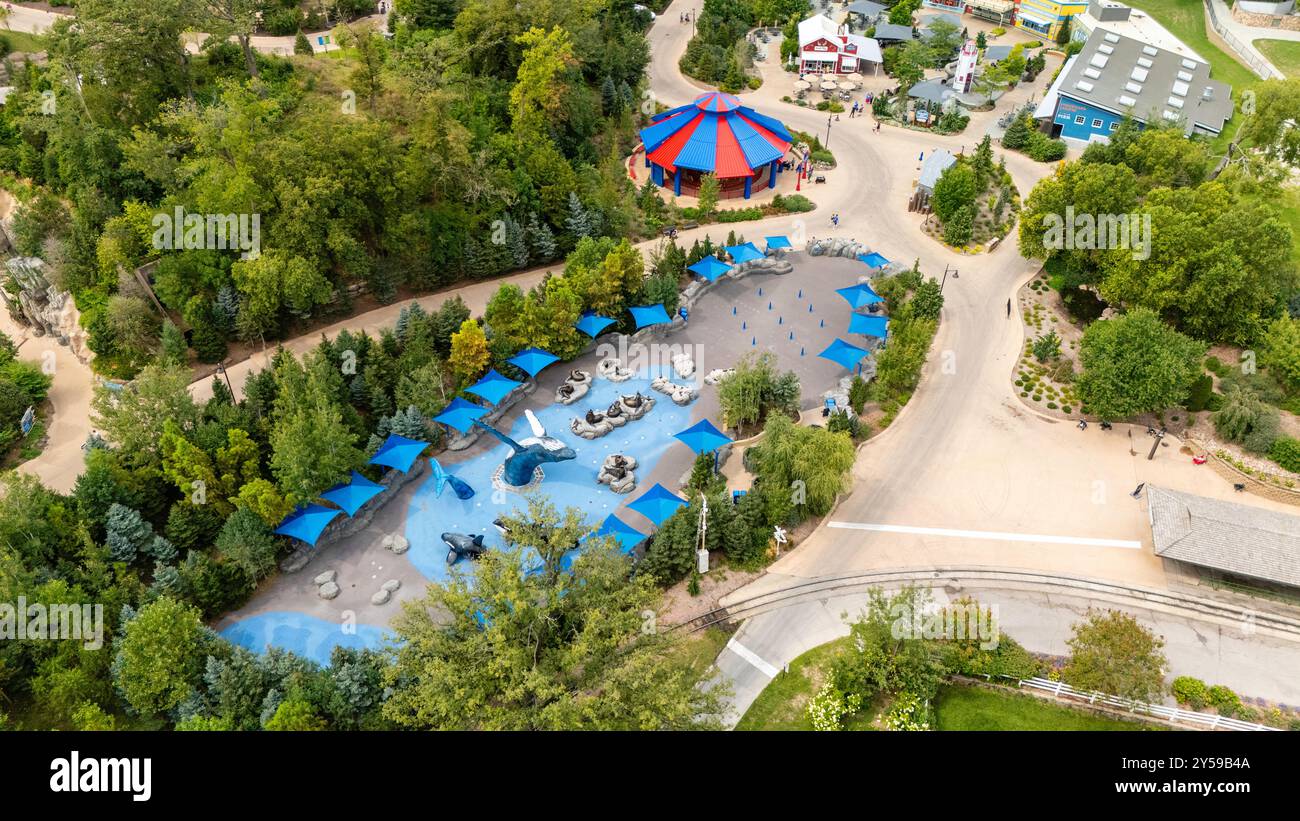 Aerial photograph of the Henry Doorly Zoo, one of the best zoo's in the ...