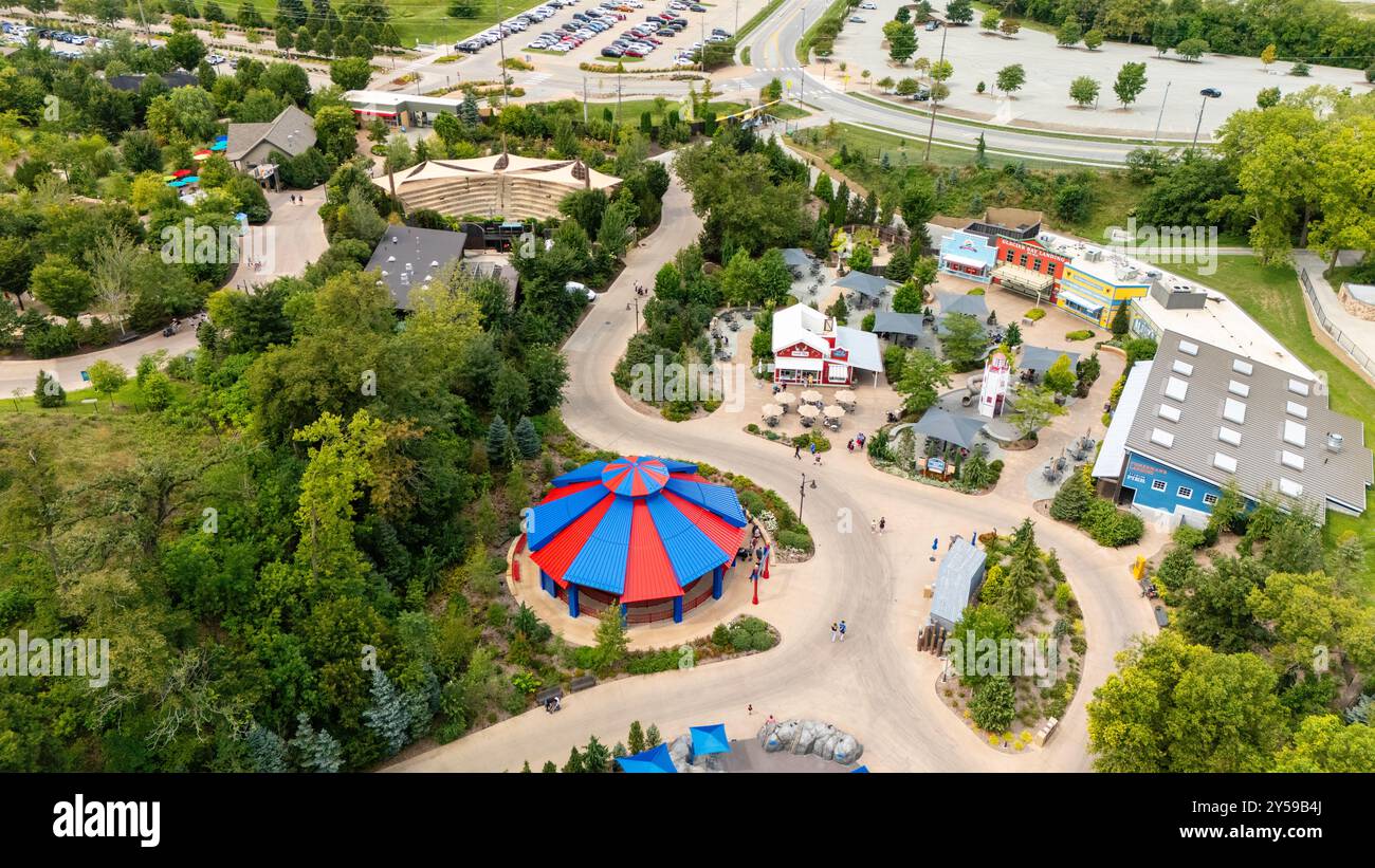 Aerial photograph of the Henry Doorly Zoo, one of the best zoo's in the ...