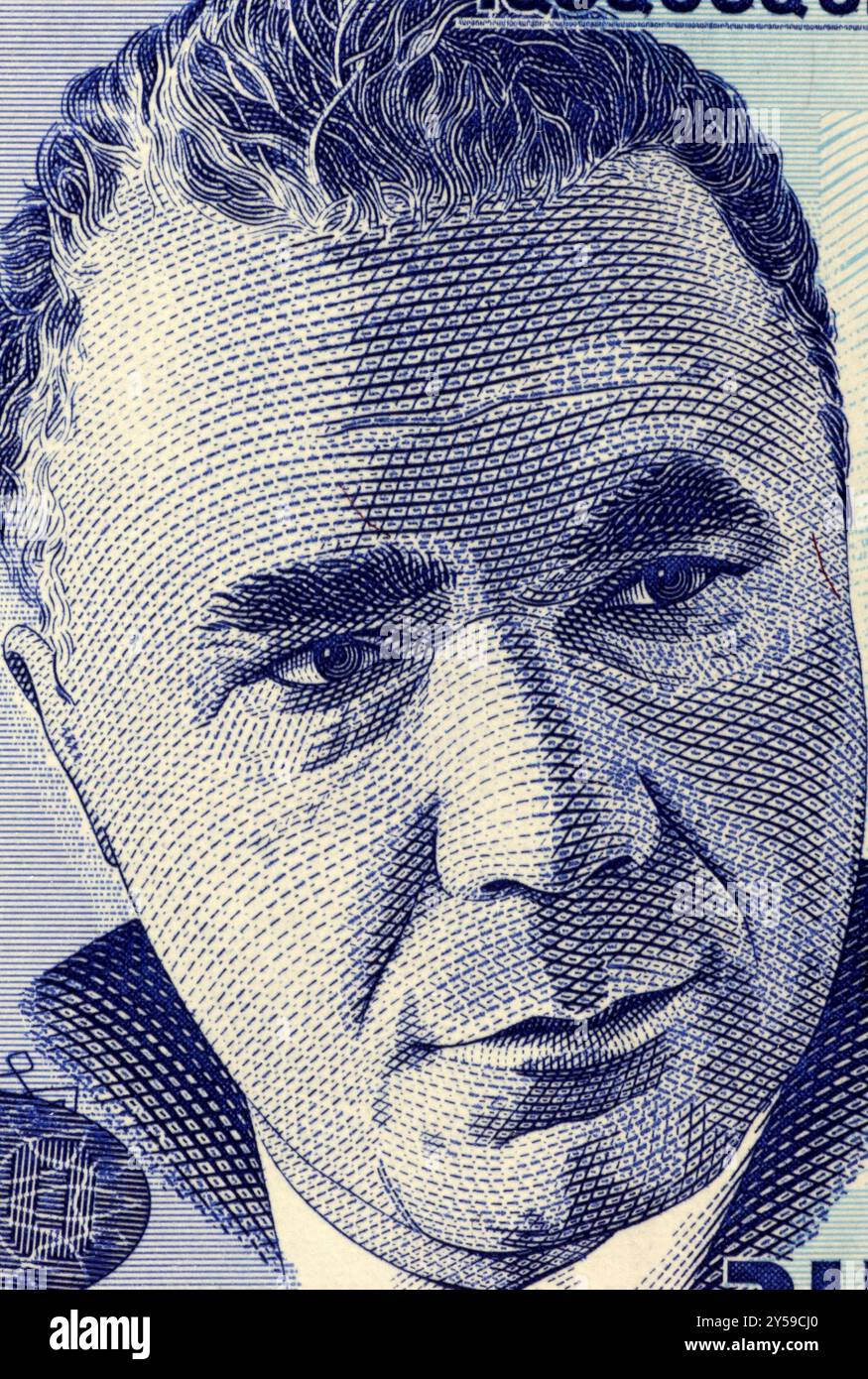 Viktor Hambardzumyan (1908-1996) on 100 Dram 1998 Banknote from Armenia ...