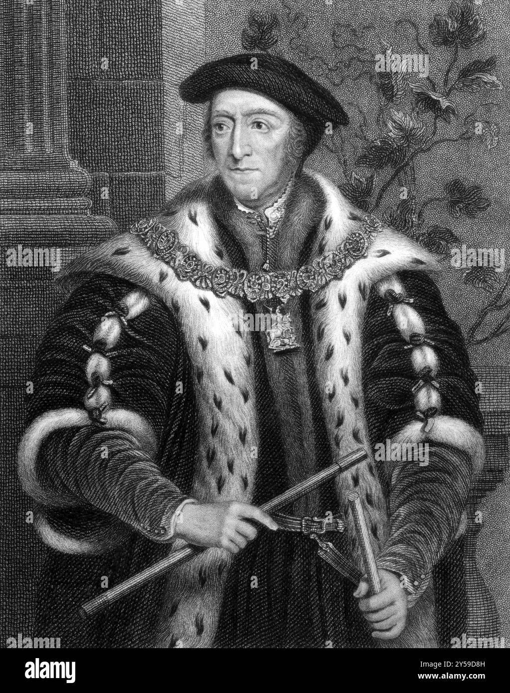 Thomas Howard, 3rd Duke of Norfolk (1781-1859) on engraving from 1830 ...