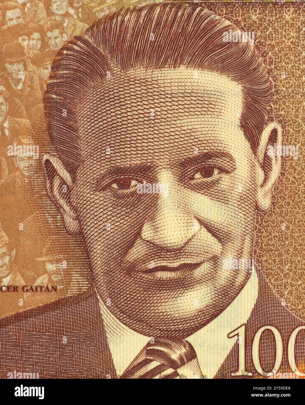 Jorge Eliecer Gaitan (1903-1948) on 1000 Pesos 2006 Banknote from ...