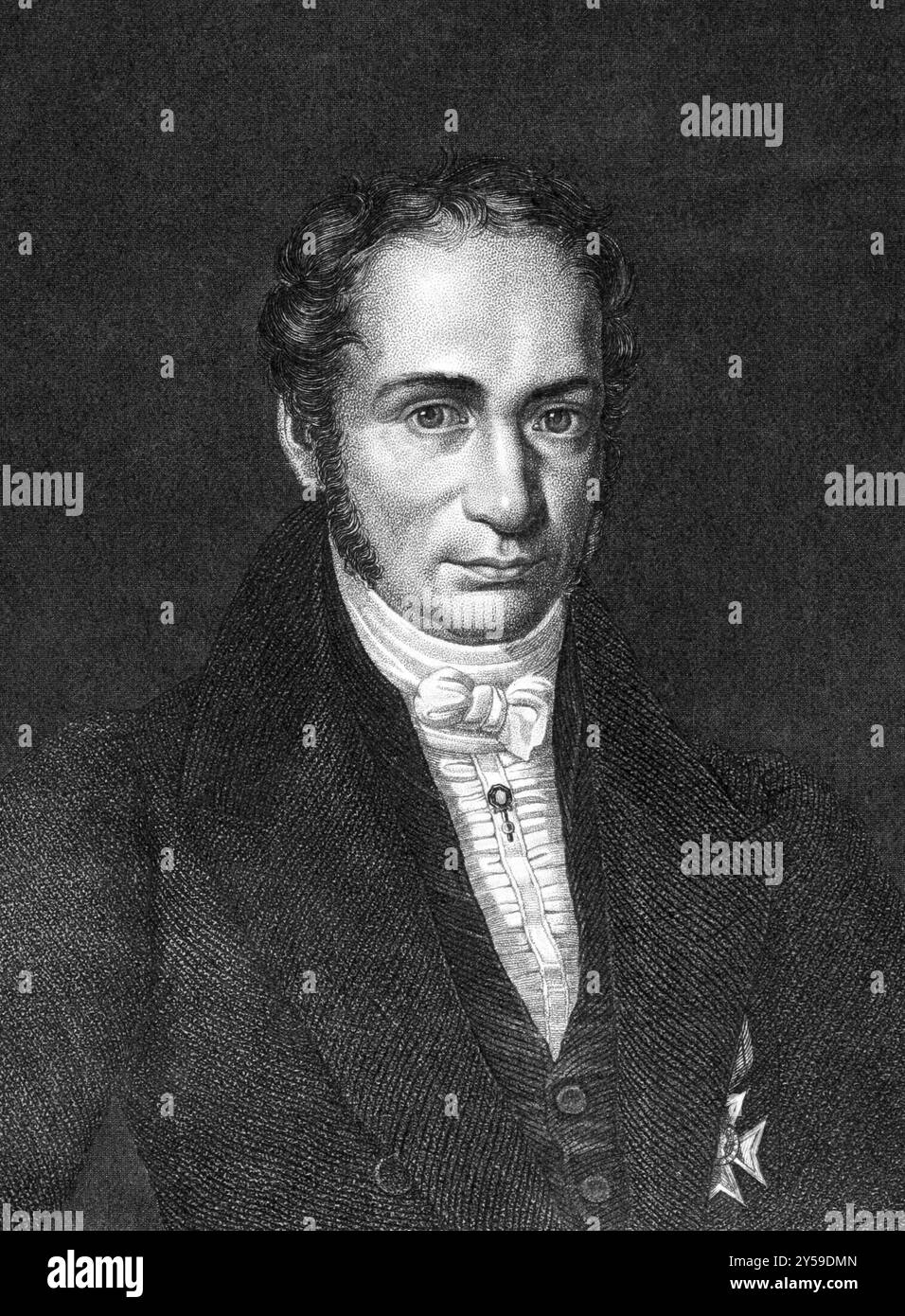 Ernst-Wilhelm Arnoldi (1778-1841) on engraving from 1859. German ...