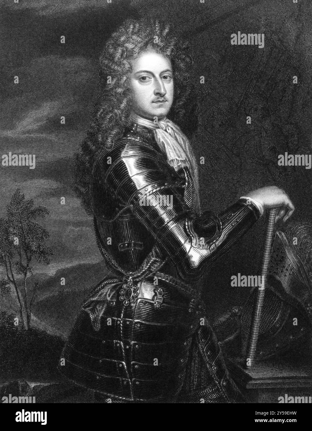 Duke of devonshire, william cavendish Black and White Stock Photos ...
