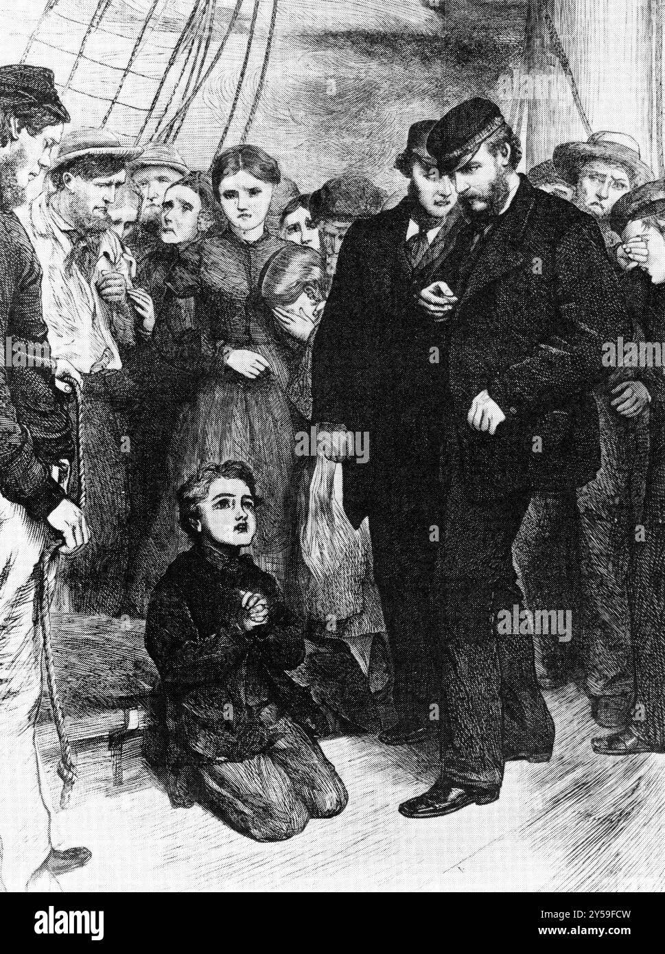 Crowd gathers in historical Black and White Stock Photos & Images - Alamy