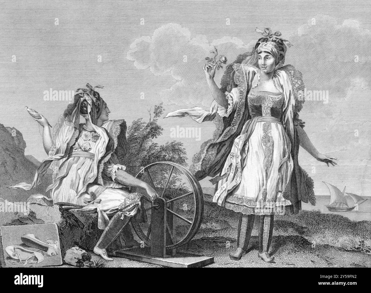 Womens island Black and White Stock Photos & Images - Alamy