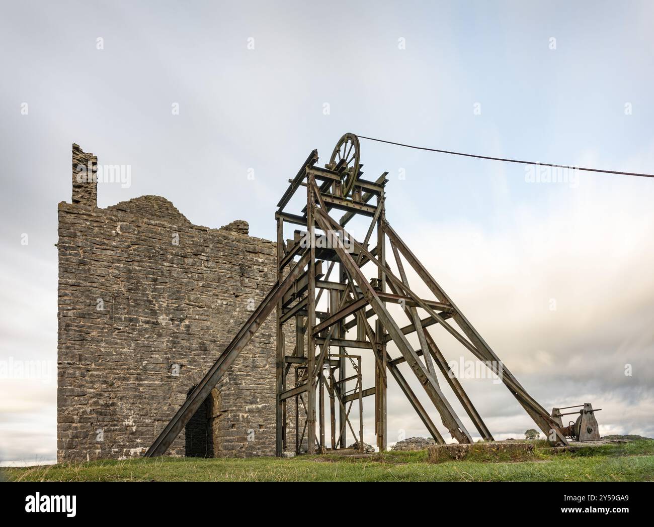 Magpie Mine near Sheldon in the Peak District, Derbyshire, England ...