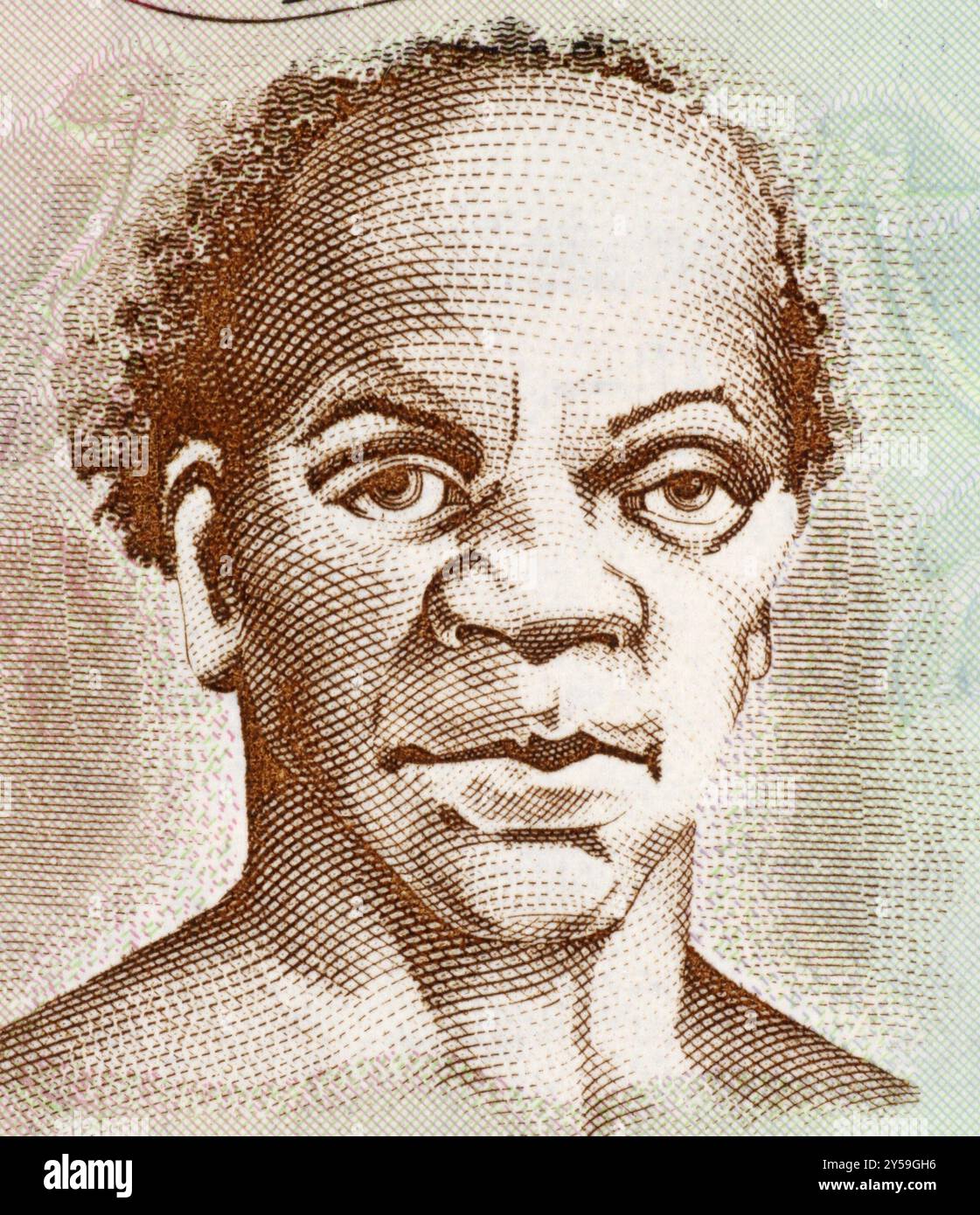 Samuel Sharpe (1801-1832) on 50 Dollars 2009 Banknote from Jamaica ...