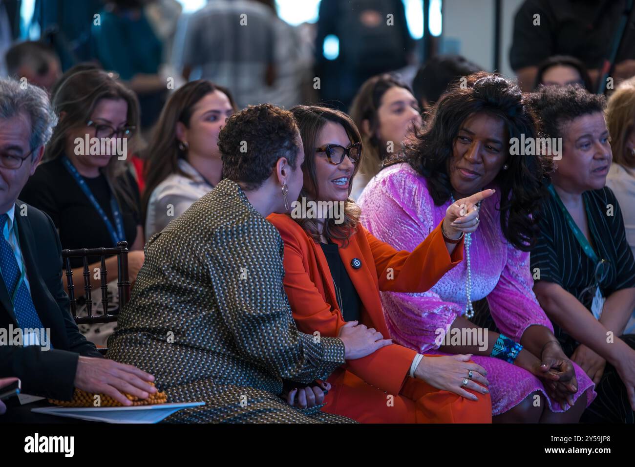 New York, United States. 19th Sep, 2024. Rosângela (Janja) Lula da ...