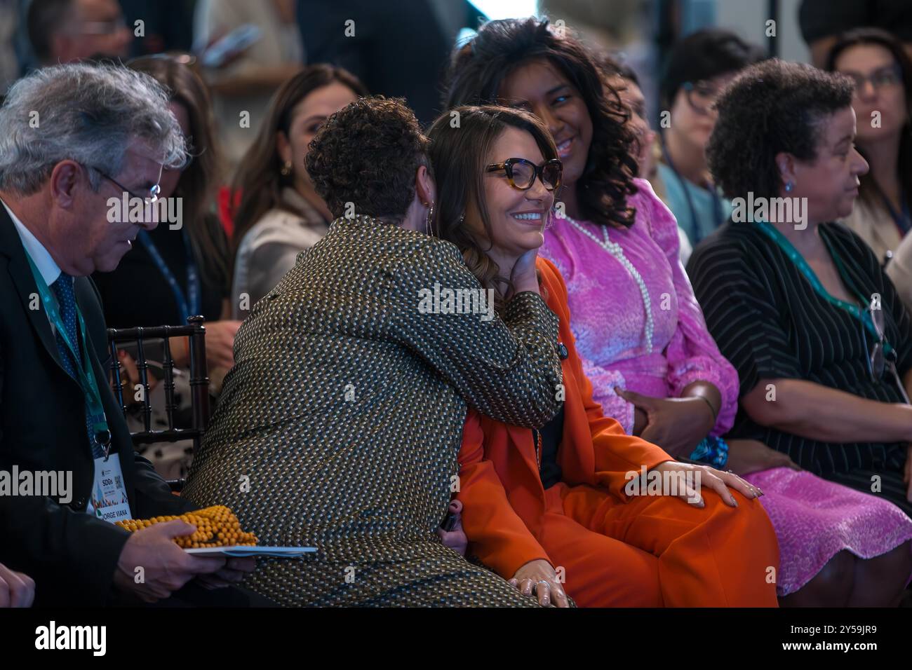 New York, United States. 19th Sep, 2024. Rosângela (Janja) Lula da ...