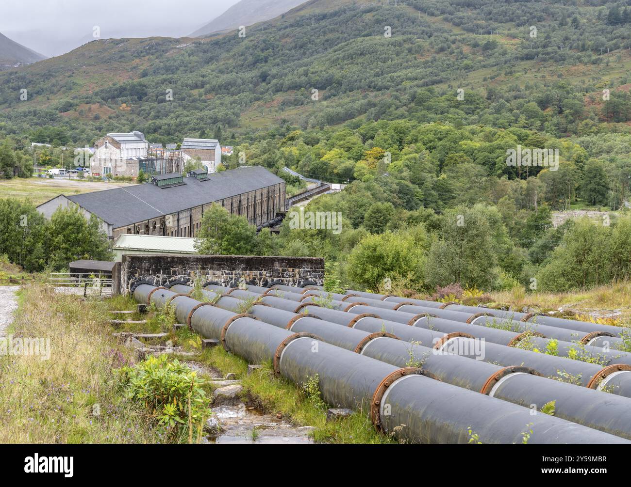 Kinlochleven Hydro Electric Power Station, Highlands, Scotland, United ...