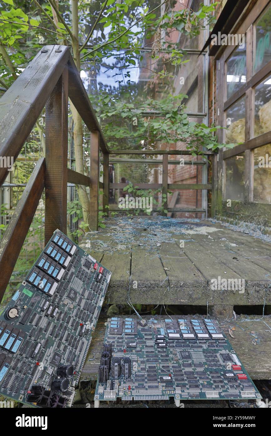 Old mainboard circuit boards Stock Photo - Alamy