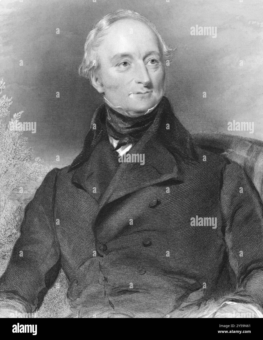 Joseph Devonsher Jackson (1783-1857) on engraving from 1800s. Irish ...