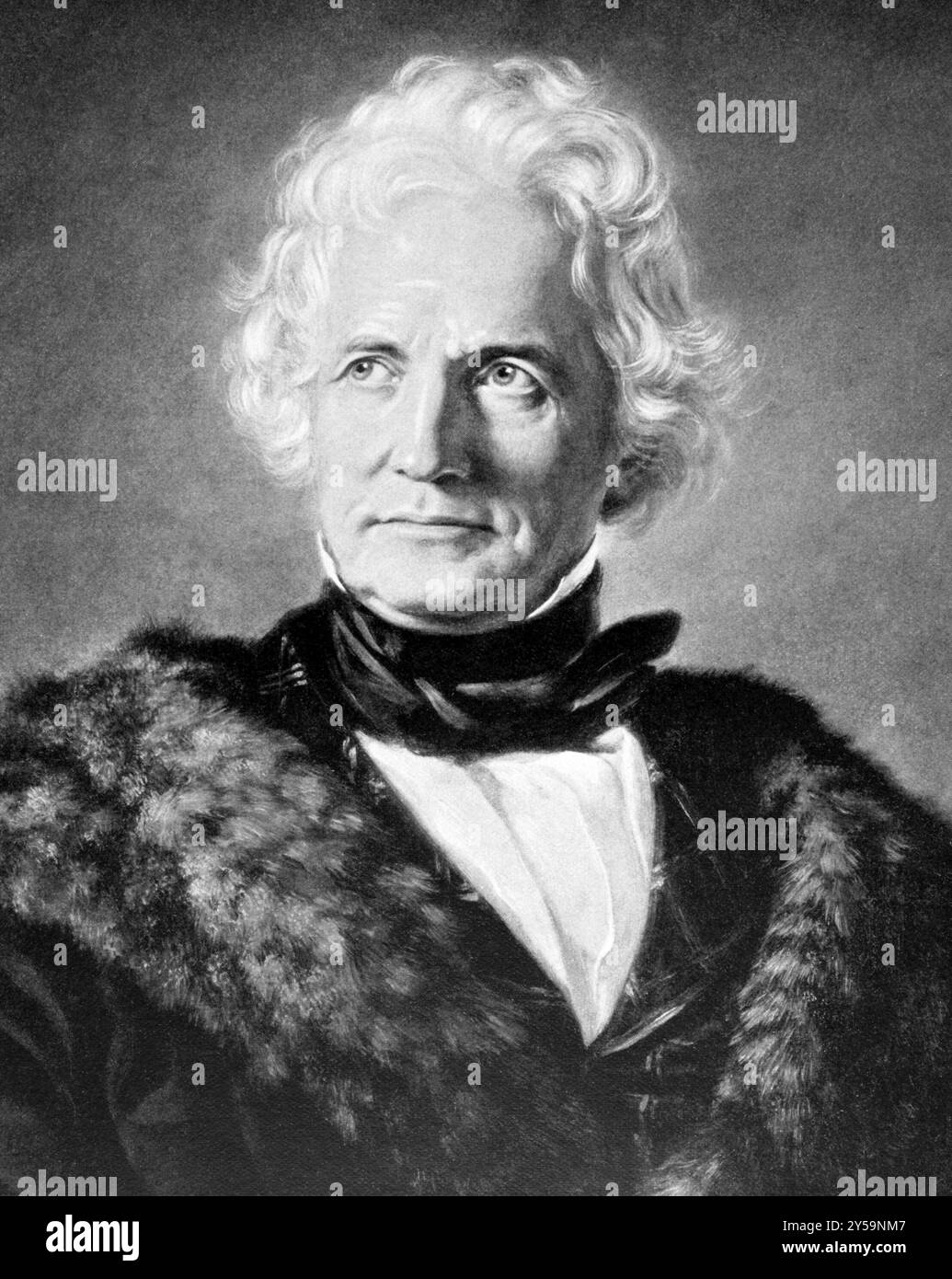 Christian Daniel Rauch (1777-1857) on antique print from 1898. German ...