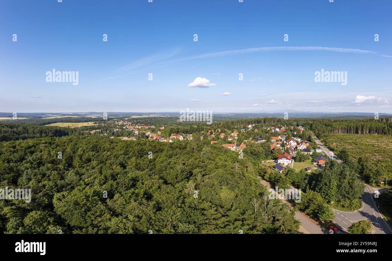 Aerial view thale town germany hi-res stock photography and images - Alamy