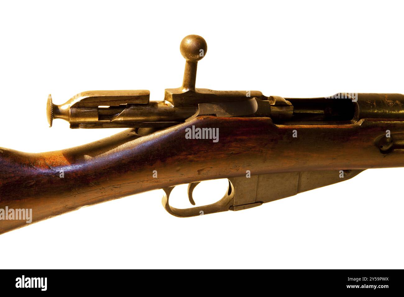 Bolt and trigger of a rifle from 1939 Stock Photo - Alamy