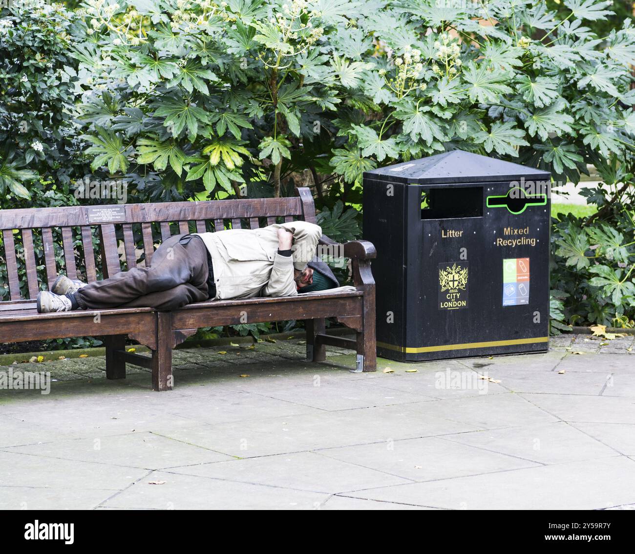 Homeless in London, UK Stock Photo - Alamy