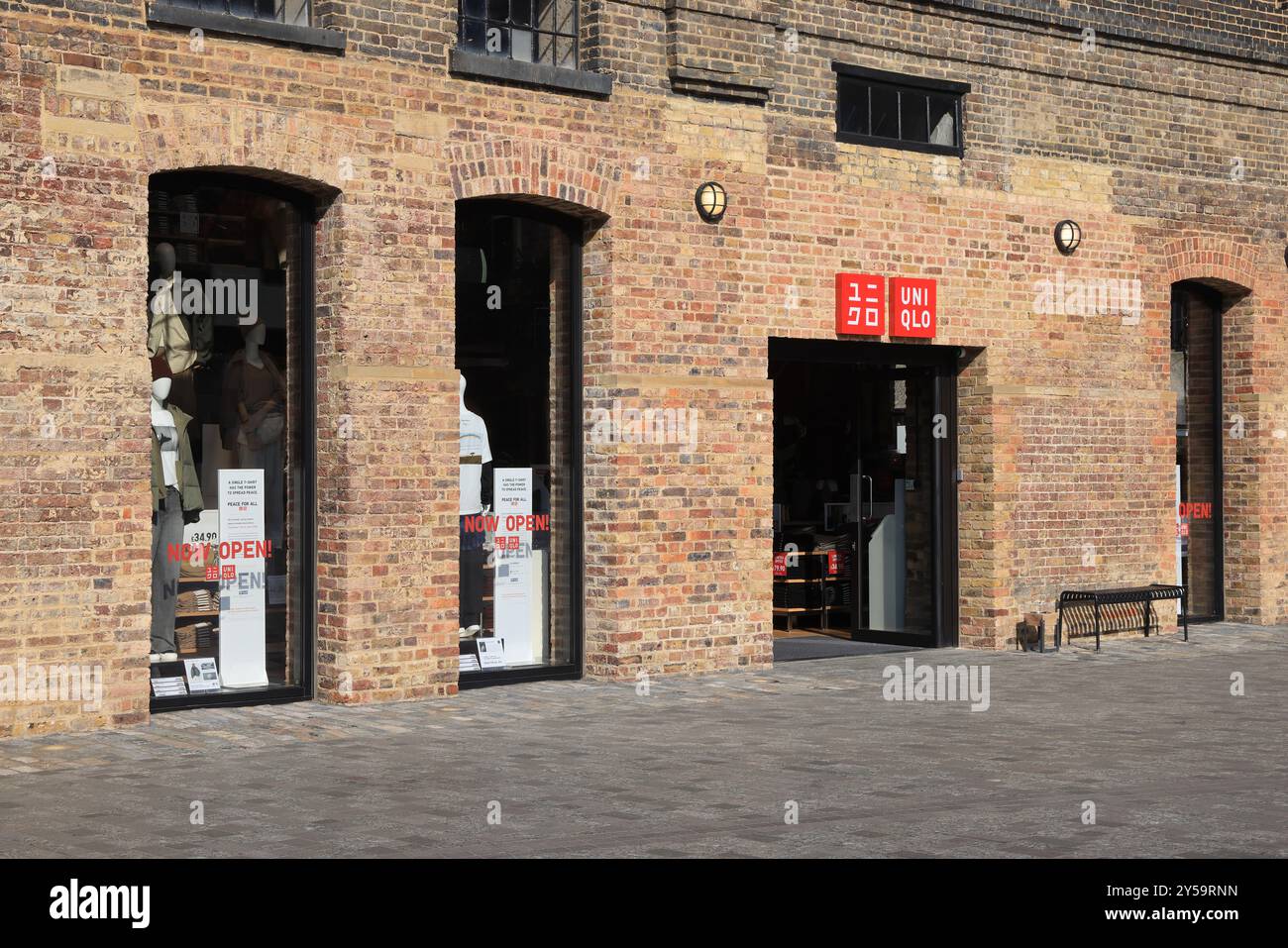 The UNIQLO store in Coal Drops Yard at Kings Cross, north London, UK ...