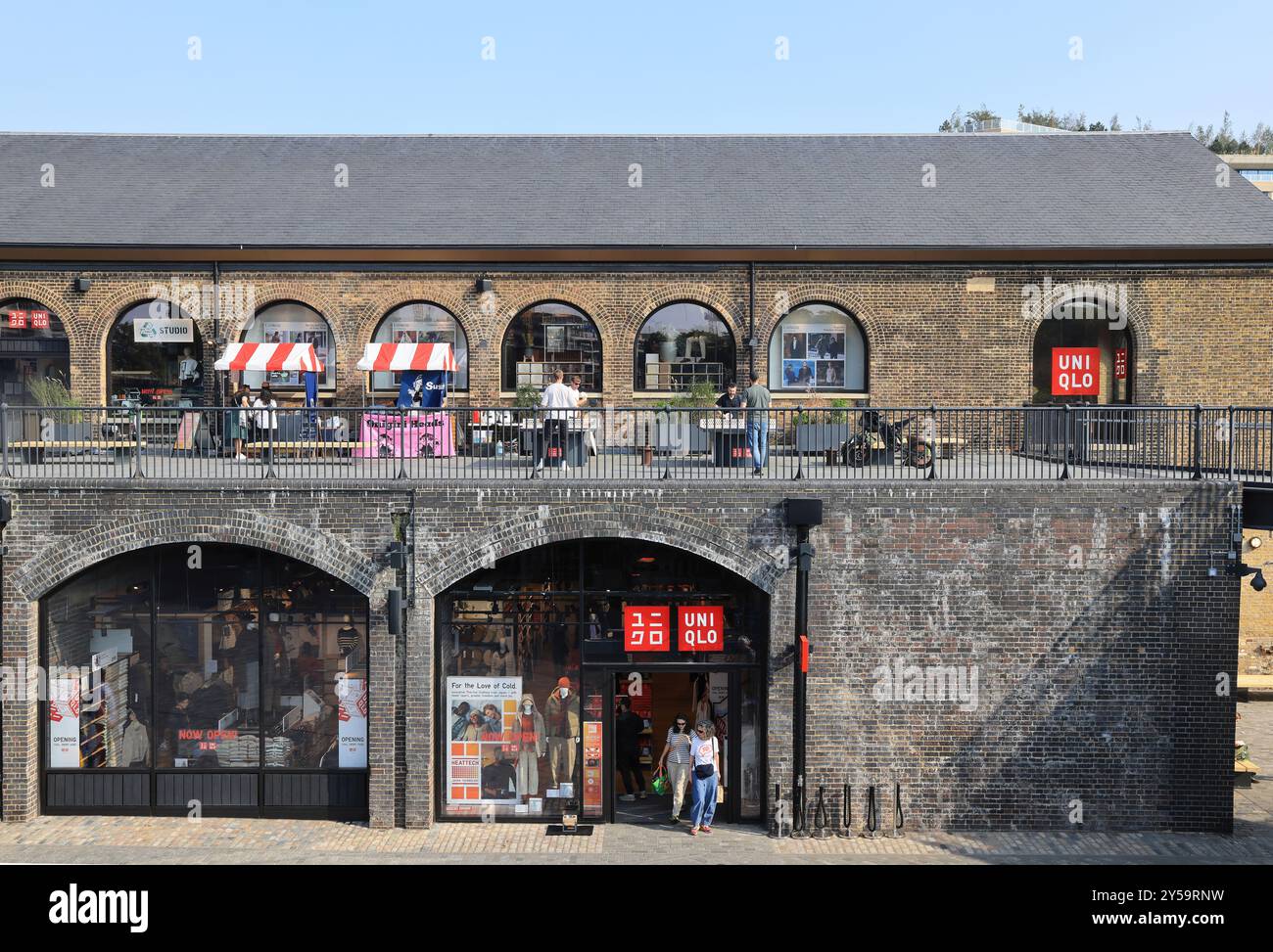 The UNIQLO store in Coal Drops Yard at Kings Cross, north London, UK ...