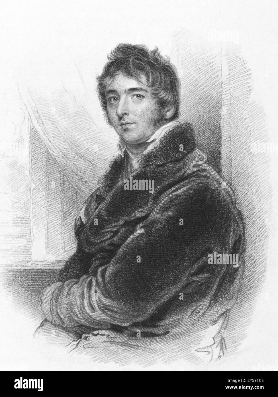 William Lamb, 2nd Viscount Melbourne (1779-1848) on engraving from the ...