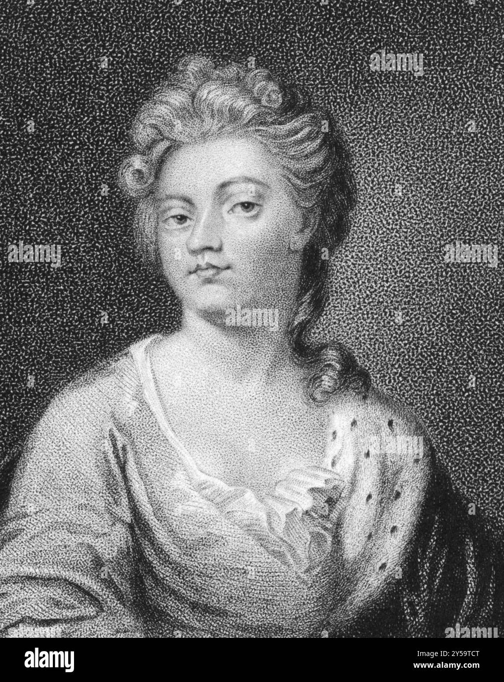 Sarah Churchill, Duchess of Marlborough (1660-1744) on engraving from ...