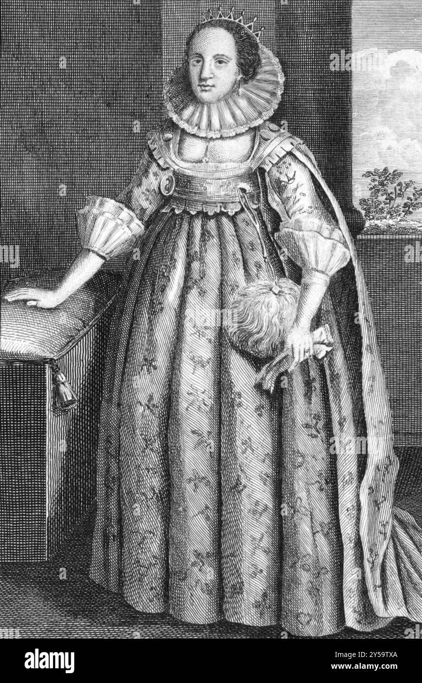 Catherine Knevet (1564-1633) on engraving from 1784. Countess of ...