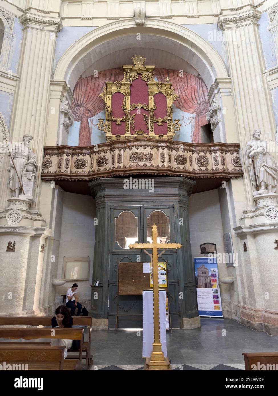 Lecce Salento Apulia Italy. Saint Matthew church (Chiesa di San Matteo ...